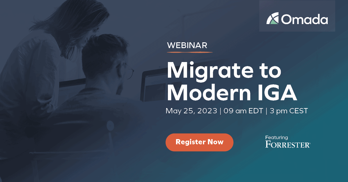 Modernizing Identity Governance Omada Webinar