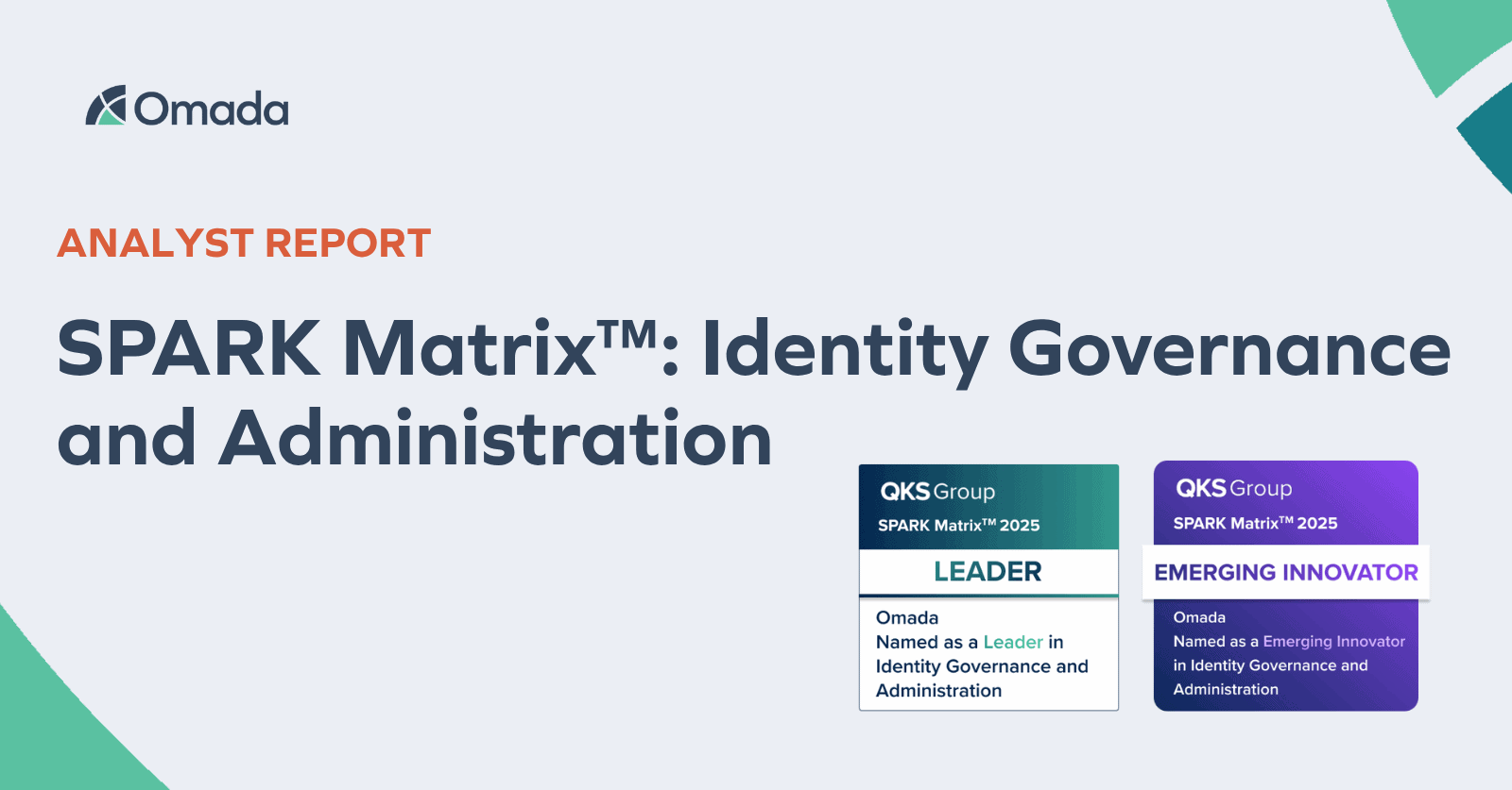 Omada Named Leader in QKS SPARK Matrix™ 2025 IGA Report